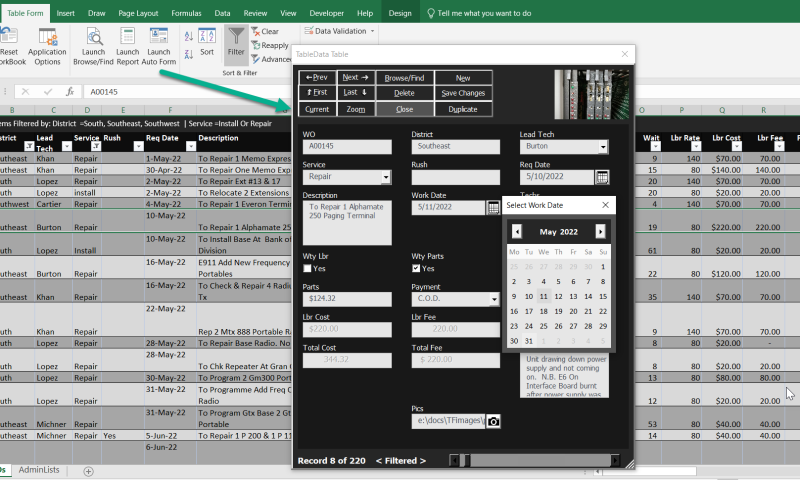 Auto ExcelForms – Source for auto generated, customisable Excel userforms